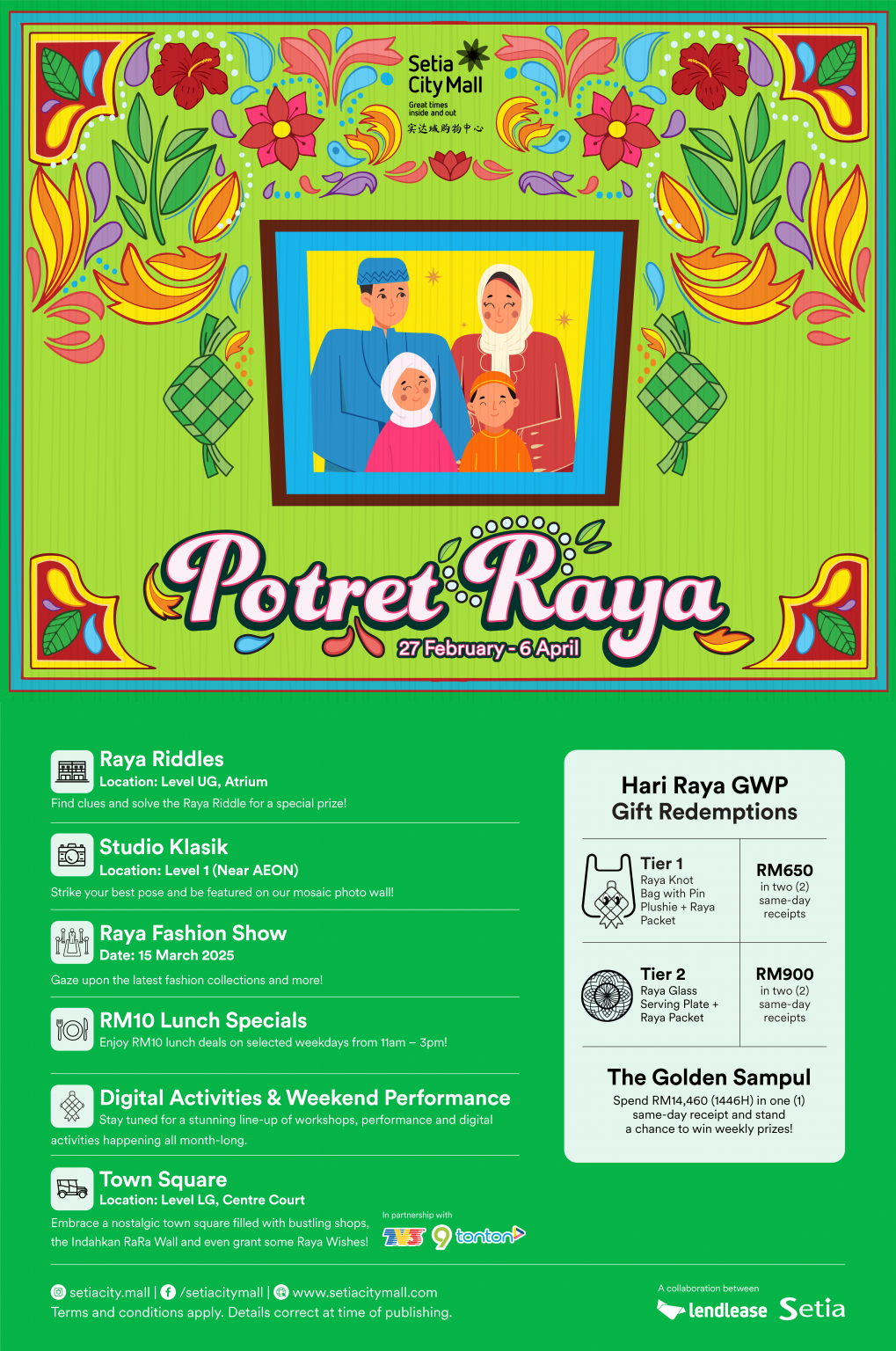 Potret Raya 2025 — Setia City Mall